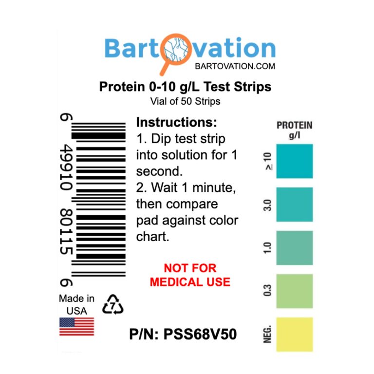 Protein Test Strips, 0-10 g/L - Exclusive Tech Drops | Limited Editions ...